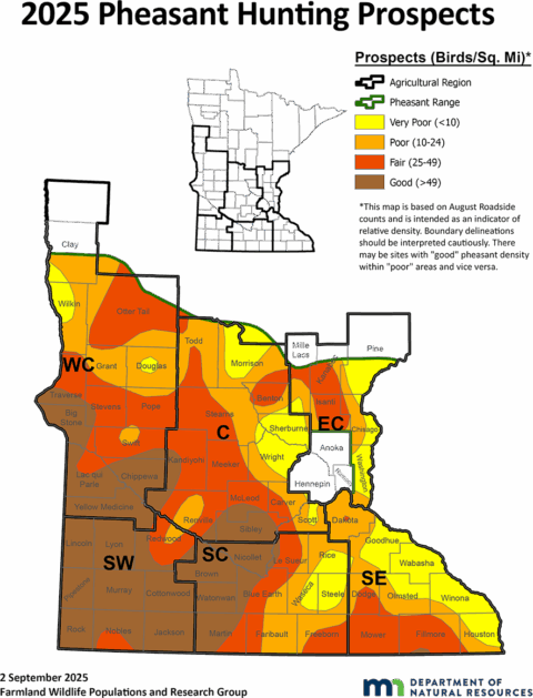 2025 MN DNR Roadside Count | Minnesota Pheasants, Inc.